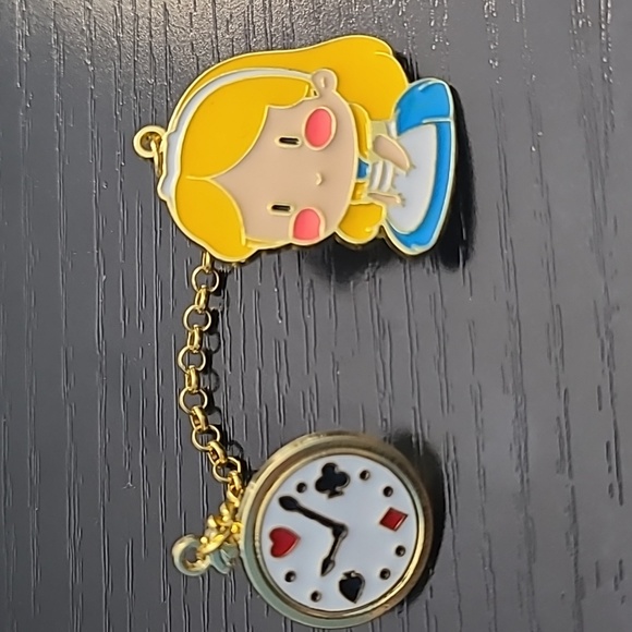 Disney | Jewelry | Disneys Alice In Wonderland Inspired Pin | Poshmark